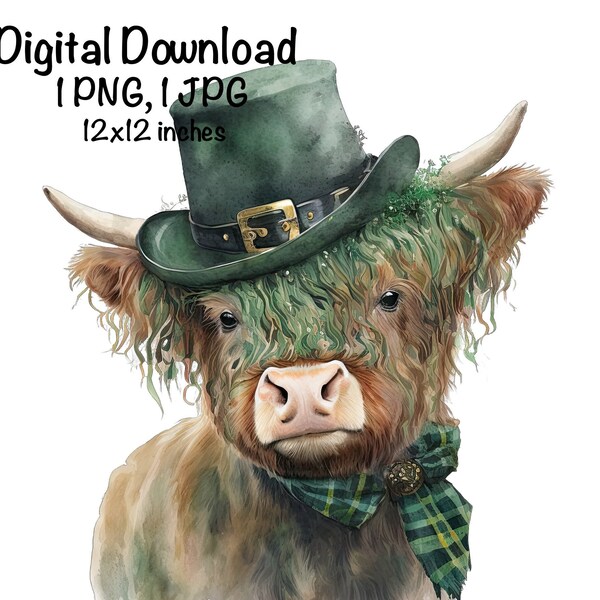 Irish Cow Clipart - Etsy