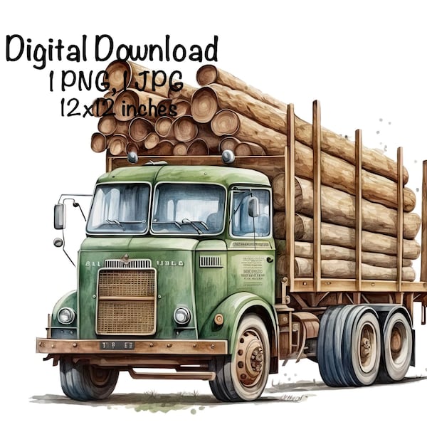 Logging Trucks - Etsy
