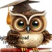 Graduation Owl Clipart Grad Student Owl PNG College Graduation ...