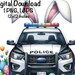 Happy Easter Police Car PNG Policeman Police Car Vehicle Clipart Easter ...