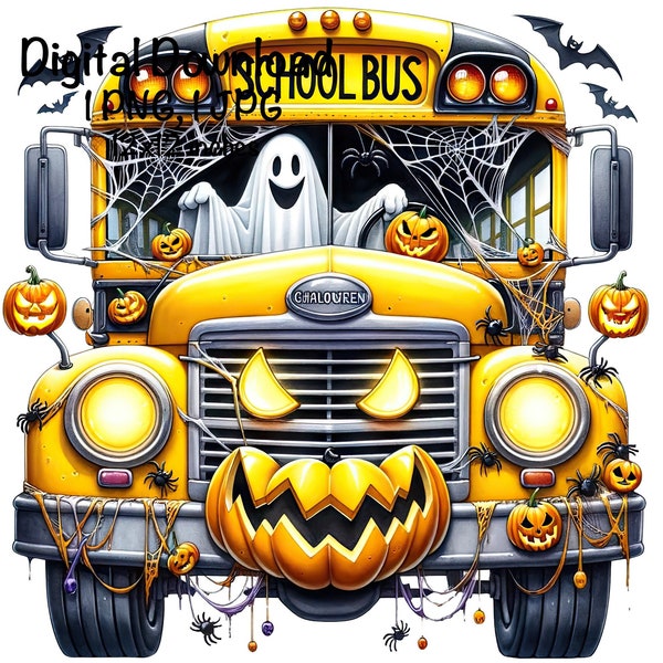 Halloween Bus Decor - Etsy