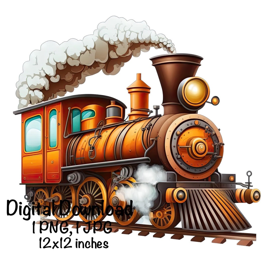 Steam Train Engine Clip Art