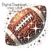 Glitter Football PNG Clipart Sparkle Football Graphic Sparkly Glittery ...