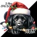 Christmas Labrador PNG Christmas Lights Santa Black Santa Labrador ...