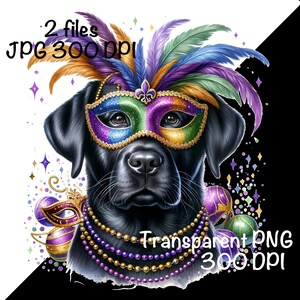 Mardi Gras Labrador PNG Mardi Gras Mask Clipart Mardi Gras Hunting PNG ...