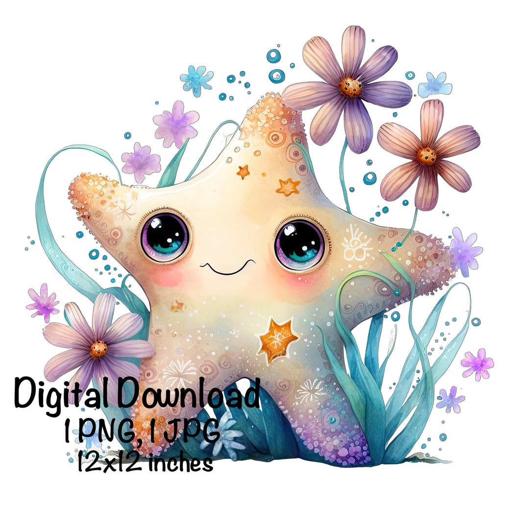 How To Draw A Cute Starfish