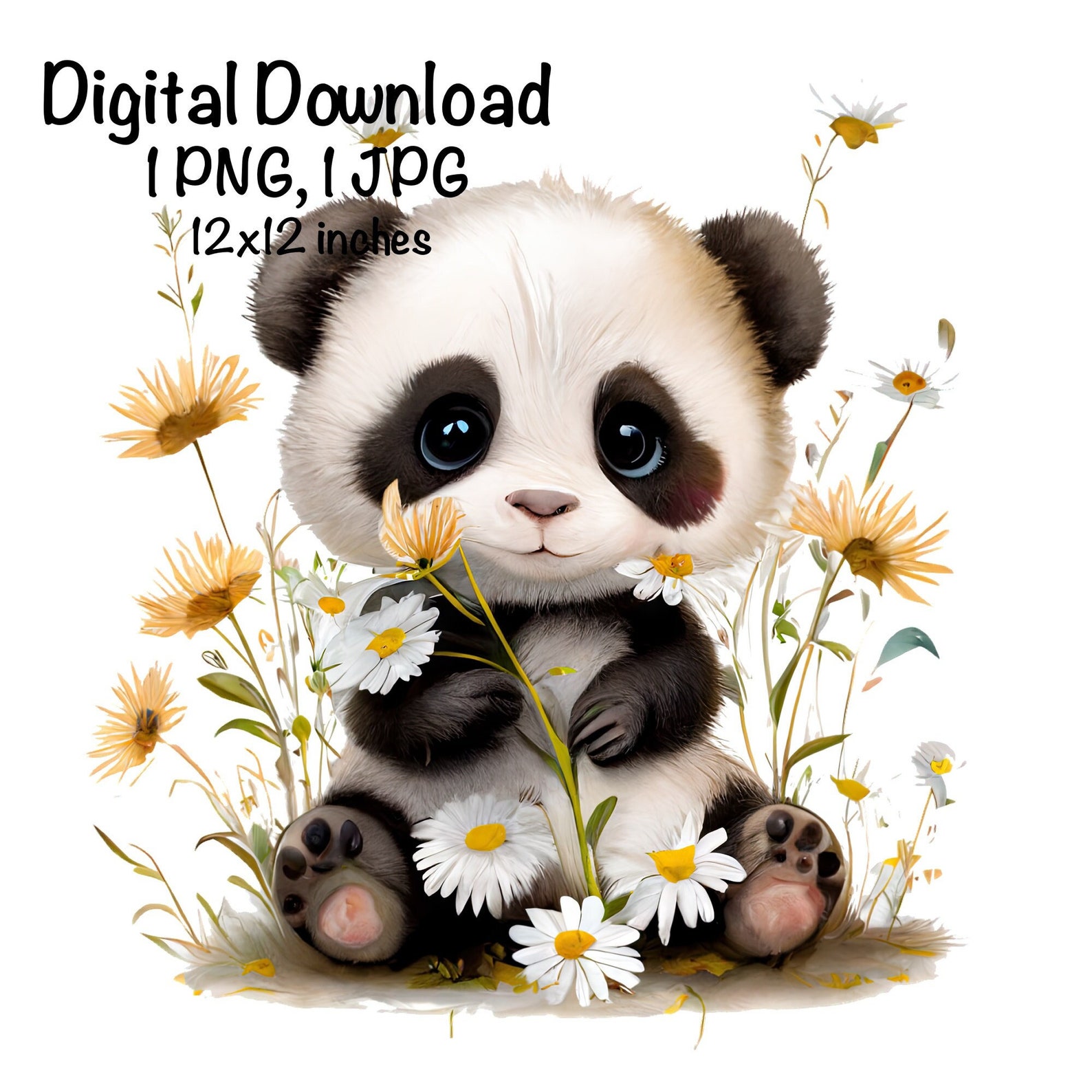 Panda Bear, Cute Panda Bear Clipart, Forest Animals Giant Panda PNG ...