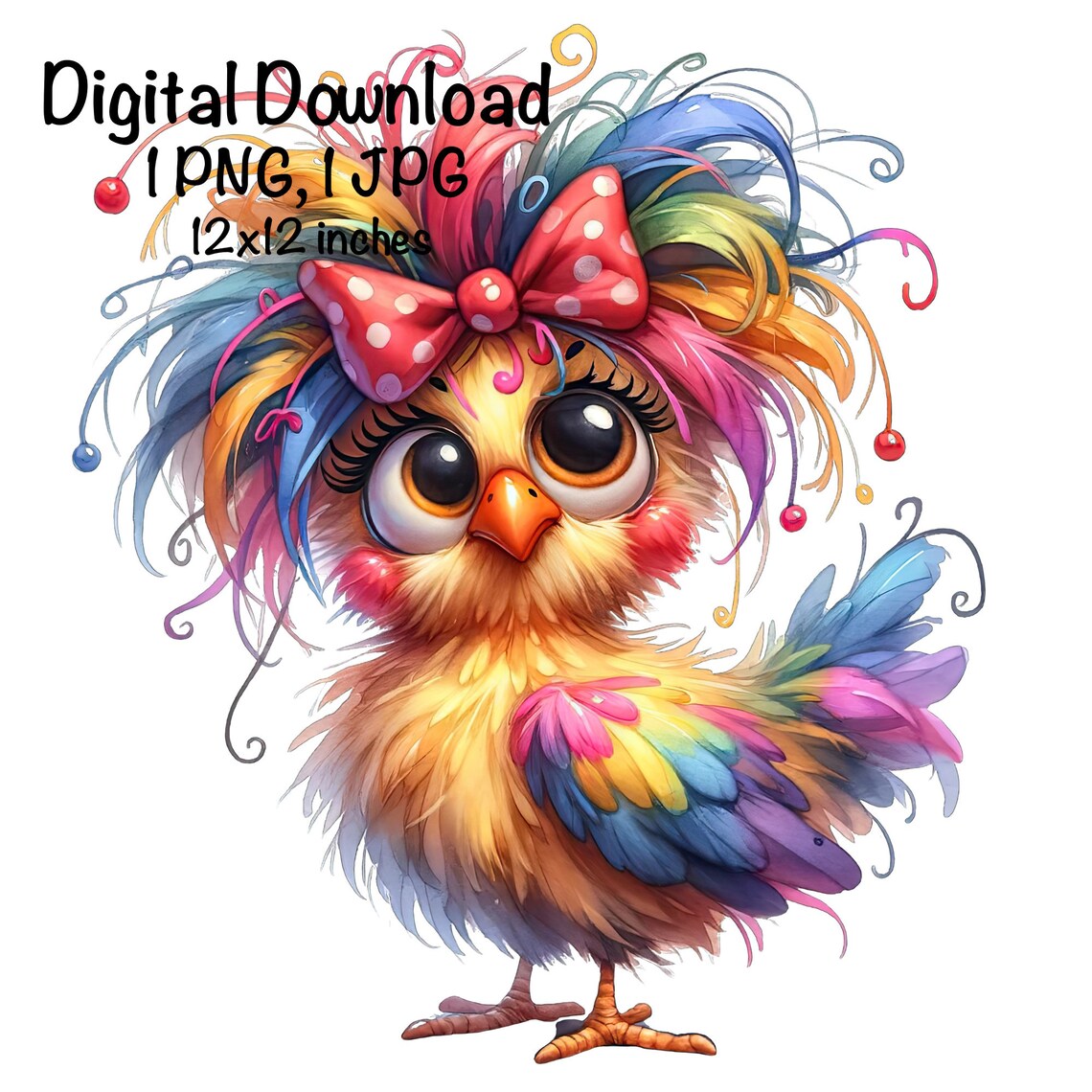 Funny Chicken PNG | Cute Chicken PNG Sublimation | Crazy Chicken Png ...