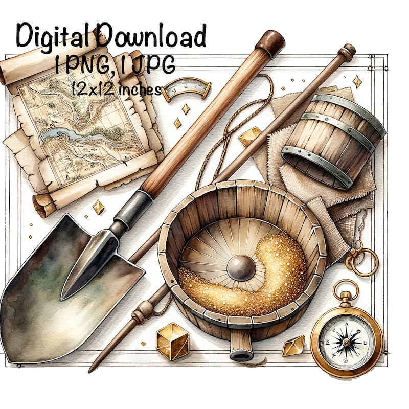 Mineral Drawing - Etsy