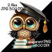 Graduation Owl Clipart Grad Student Owl PNG College Graduation ...