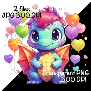 Dragon PNG, Magical Dragon Clipart, Rainbow Dragon PNG, Dragon Bubbles ...