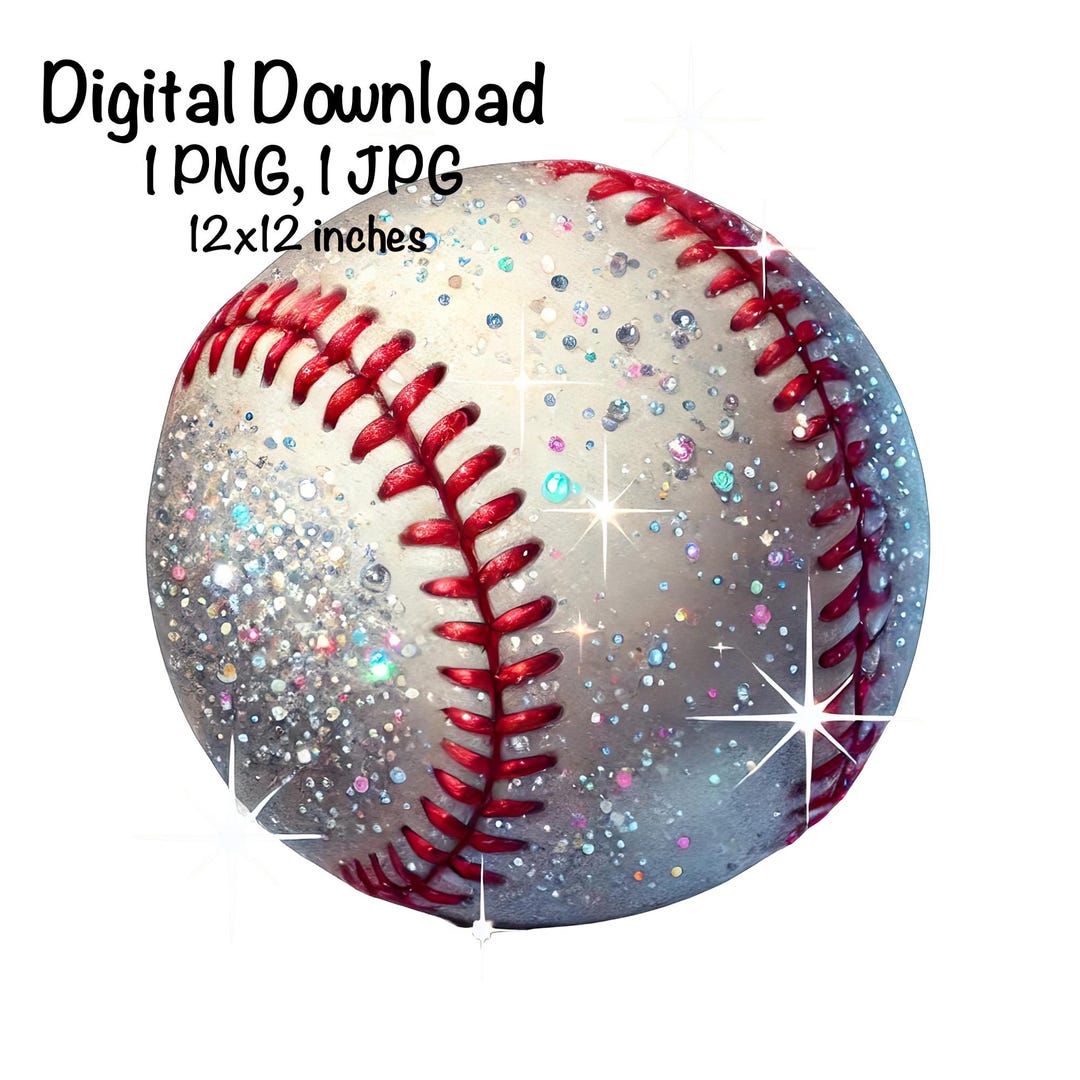 Glitter Baseball PNG Clipart Sparkle Baseball Graphic Sparkly Glittery ...