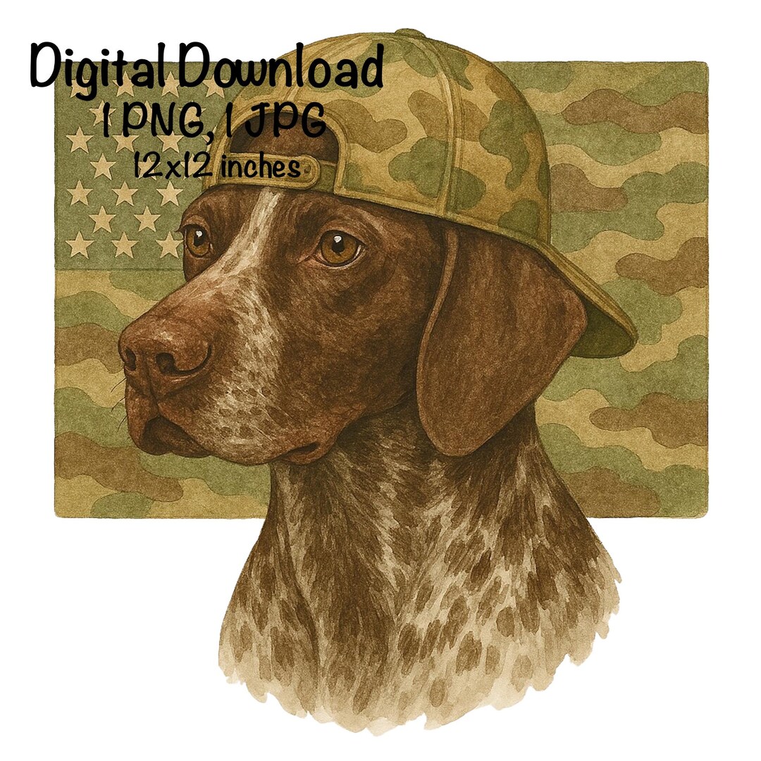 Camo Pointer GSP Hunting Dog PNG, Labrador Hunting Dog PNG, Duck ...