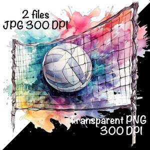 Volleyball PNG, Volleyball Sublimation PNG, Digital Download, Sports ...