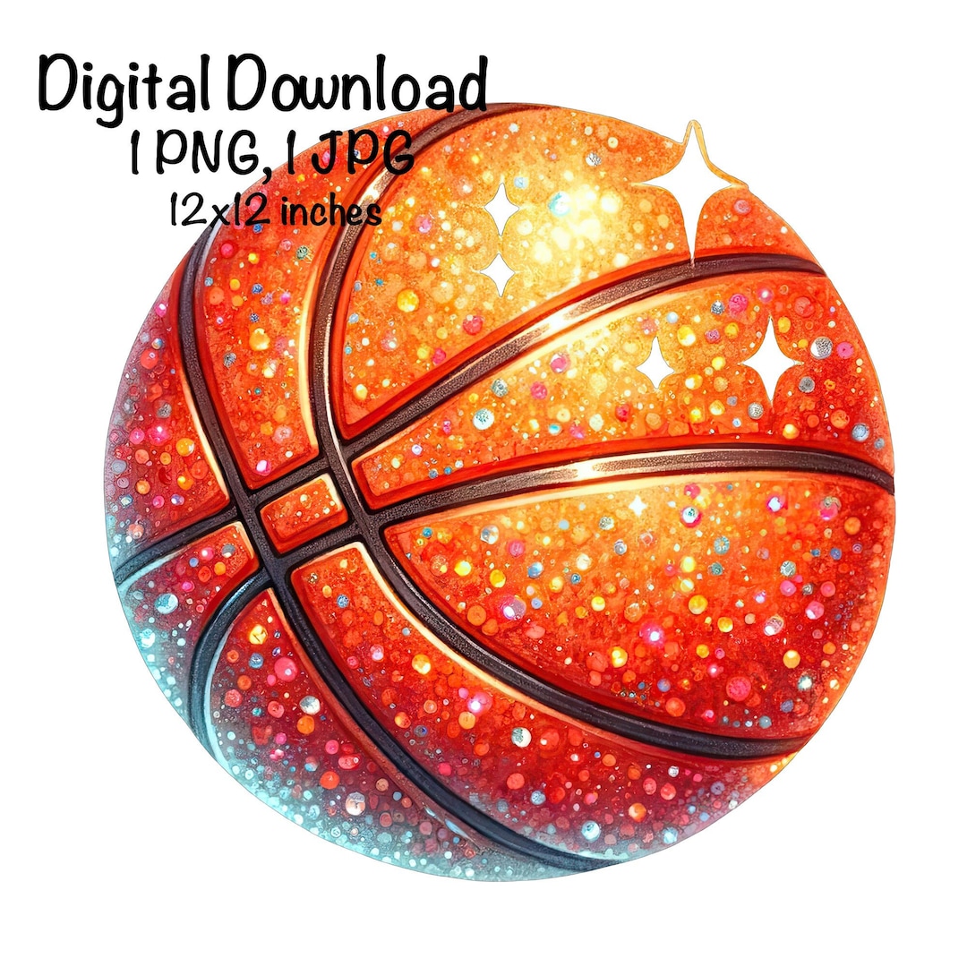 Glitter Basketball PNG Clipart Sparkle Basketball Graphic Sparkly ...