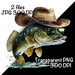 Funny Bass Fish PNG, Cowboy Fish Fishing PNG, Digital Download, Bass ...