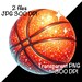 Glitter Basketball PNG Clipart Sparkle Basketball Graphic Sparkly ...