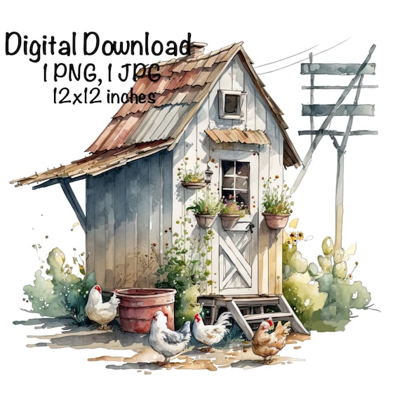 Chicken Coop Clipart