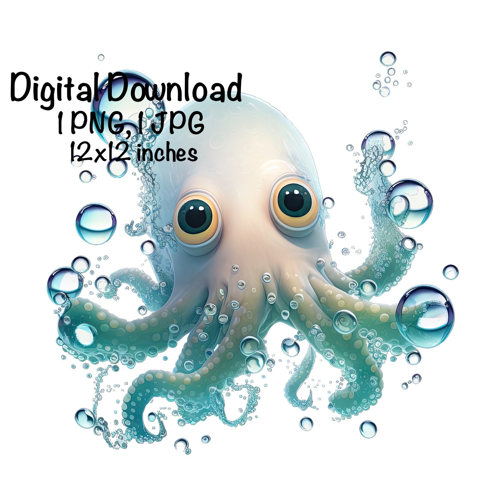 Cute Squid Clipart