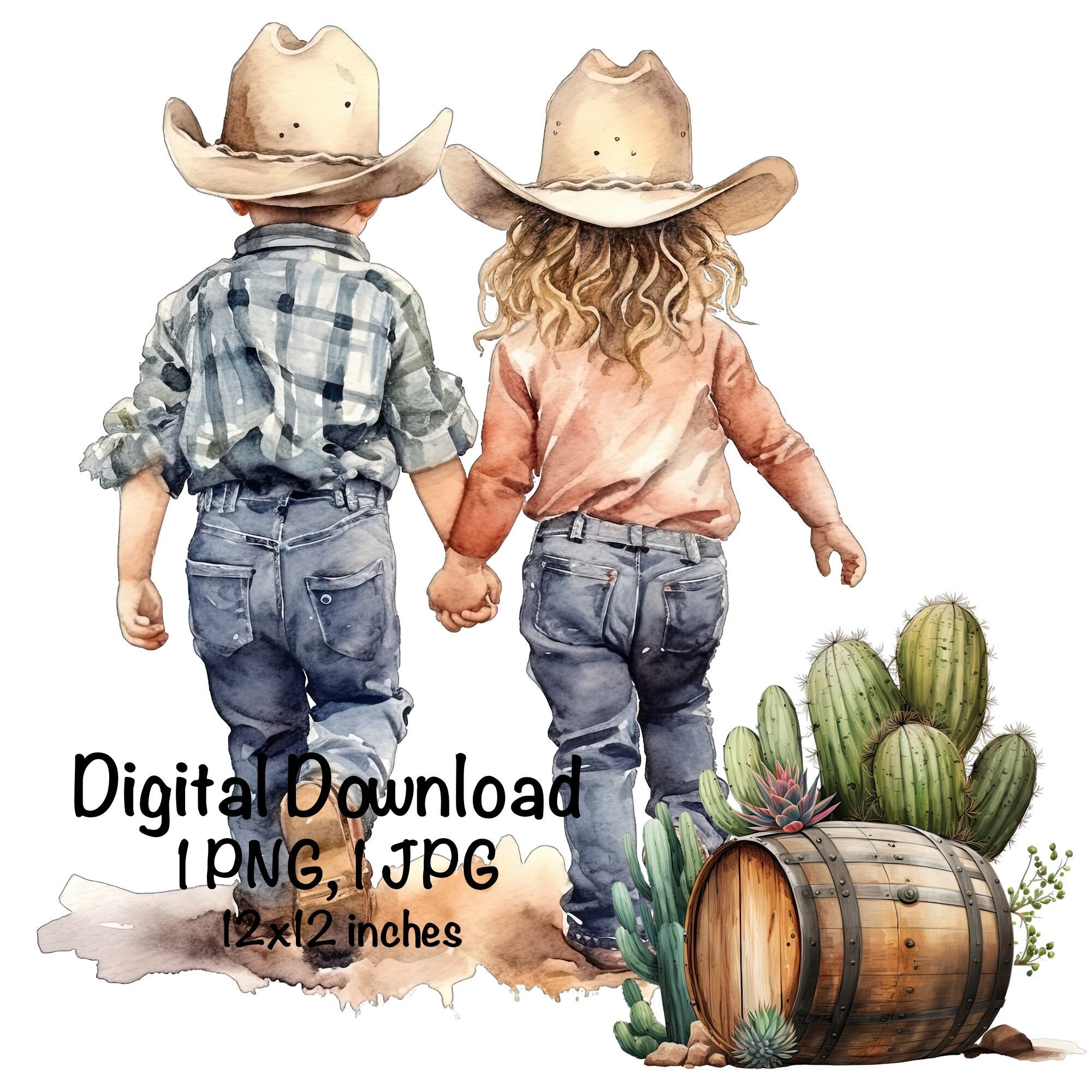 Cowboy Clipart Voor Kinderen