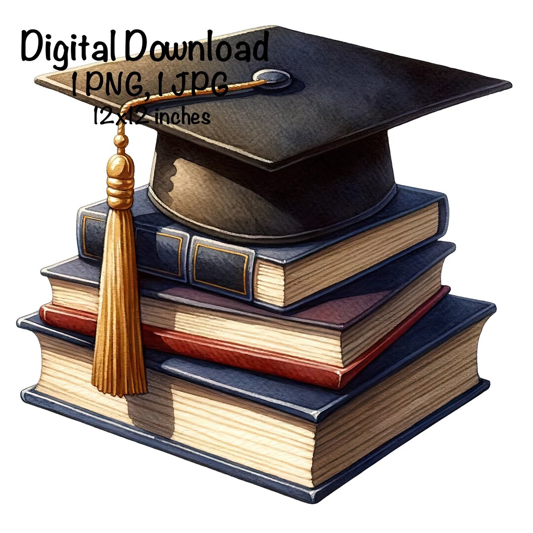 Graduation Cap Sublimation, College High School Graduation Hat Clipart ...