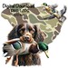 Camo South Carolina Duck Hunting Dog PNG | Boykin Spaniel Dog SC Map ...