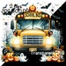 Halloween School Bus PNG Spooky School Bus Driver Vehicle Bus Clipart ...