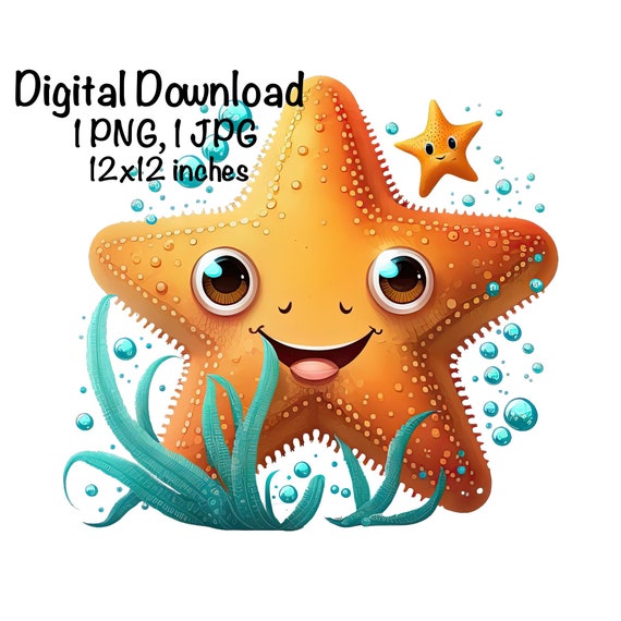 Starfish Clip Art Printable