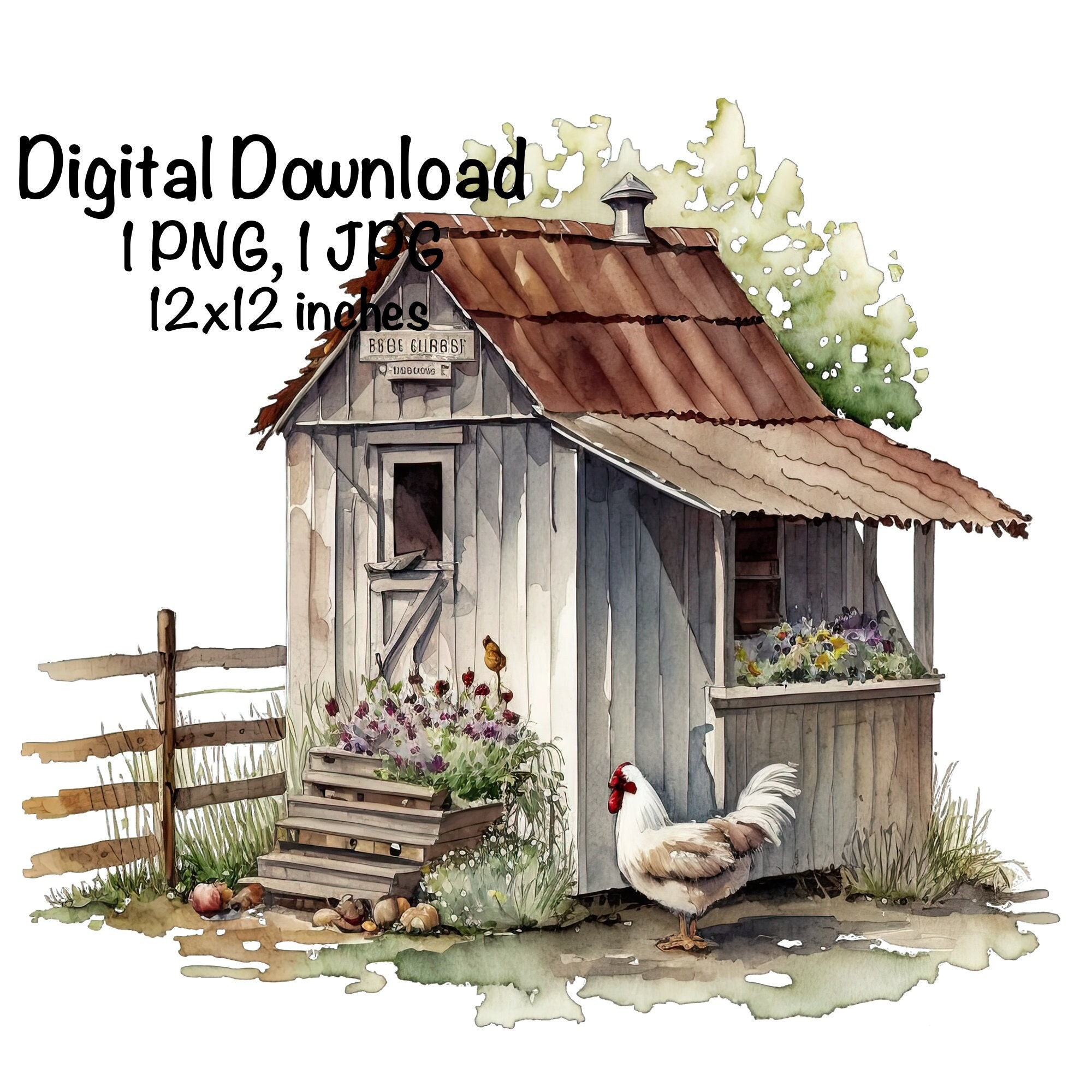 Chicken Coop Clipart