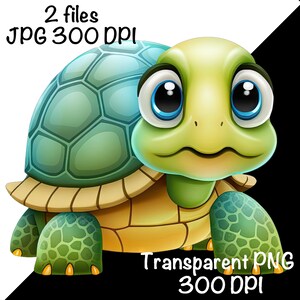 Turtle, Cute Turtle Clipart, Forest Animals Turtle PNG for Kids ...