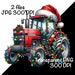 Merry Christmas Farm Tractor PNG Red Farm Tractor Farm Vehicle Boys ...