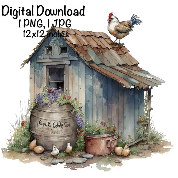Chicken Coop Clipart