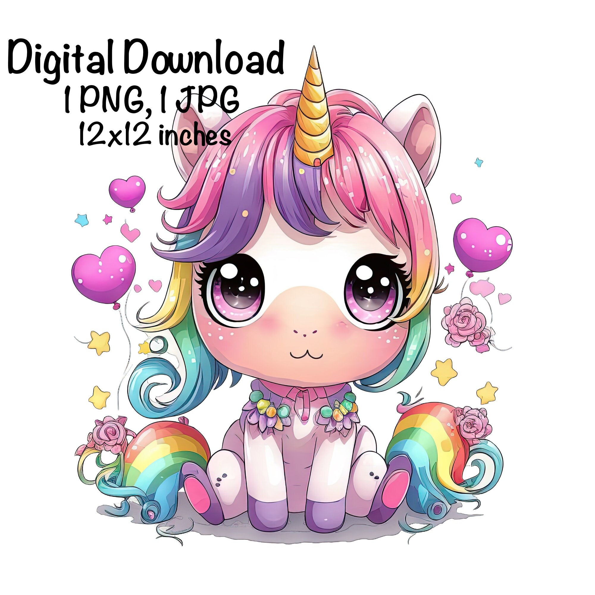Cute Unicorn PNG Clipart Magical Animals Unicorn PNG Adorable Unicorn ...