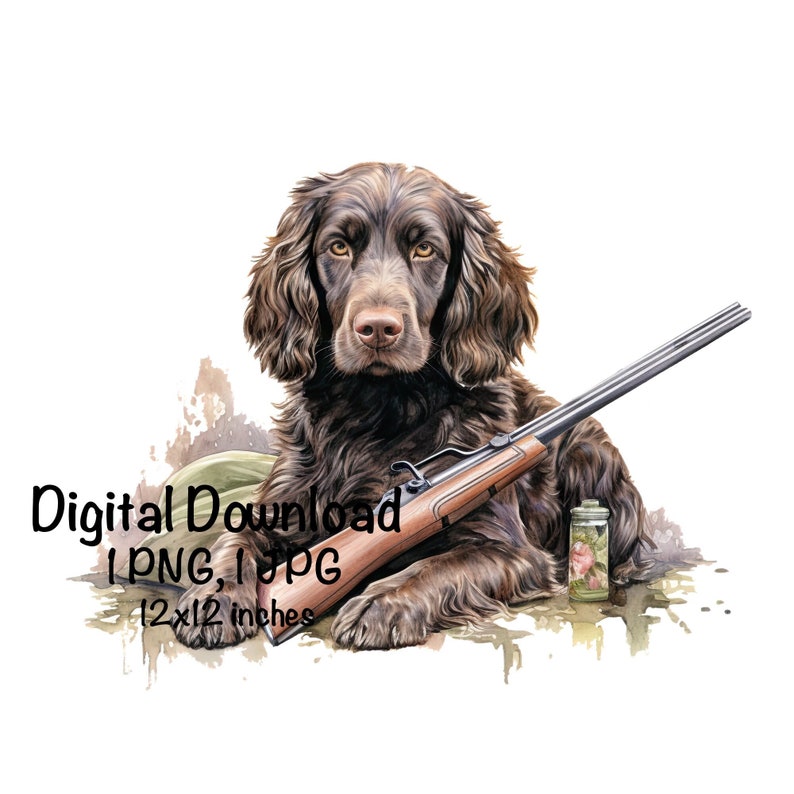Boykin Spaniel Dog Watercolor Clipart Boykin Spaniel Dog PNG - Etsy
