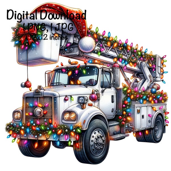 Bucket Truck Png - Etsy