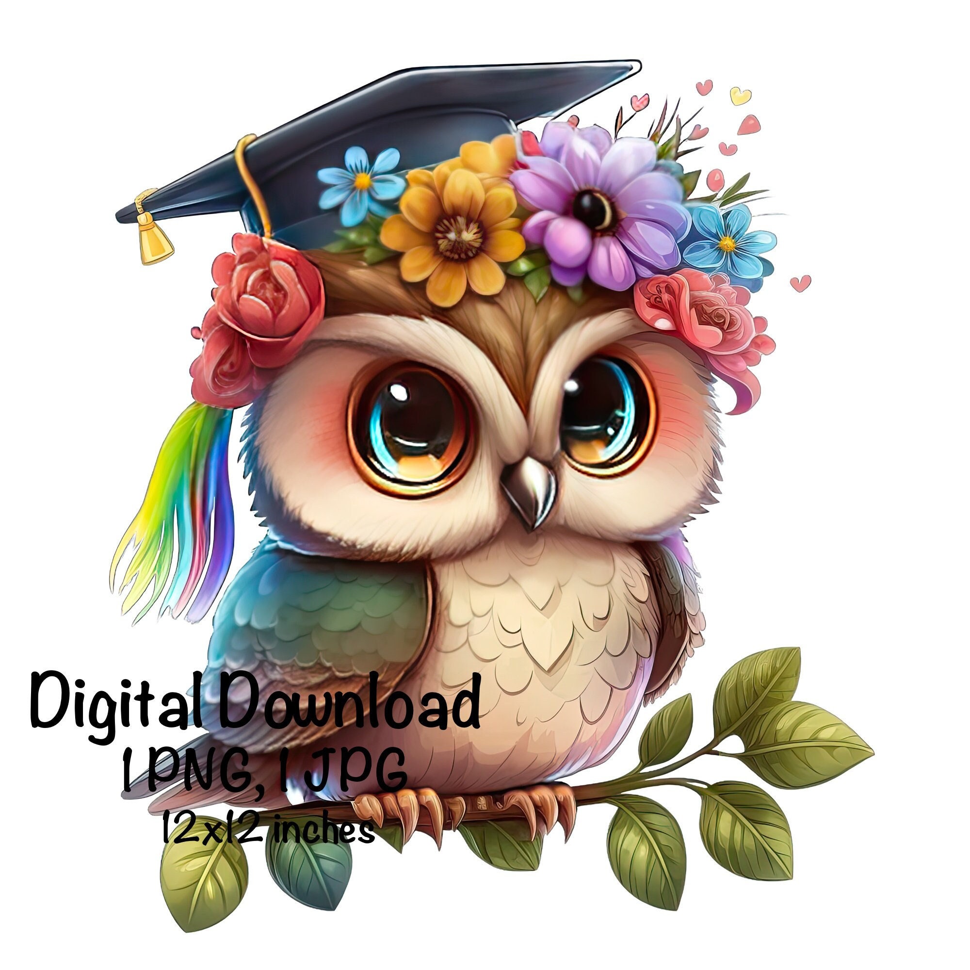 Owl Graduation Clipart
