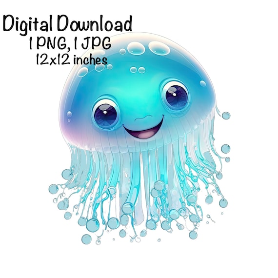 Cute Jellyfish Clip Art