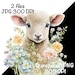 Cute Baby Lamb Watercolor Clipart Lamb Spring Daisy Flowers - Etsy
