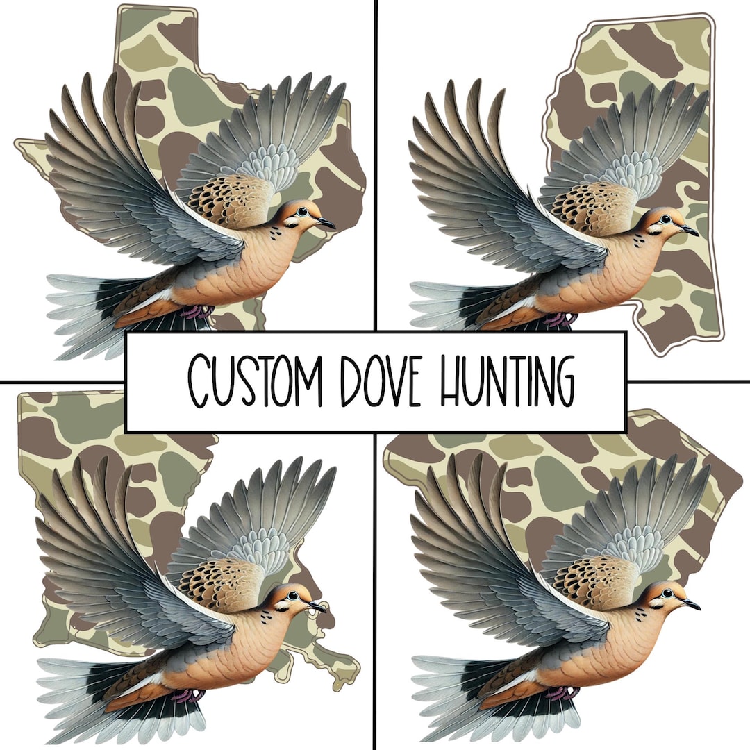 Custom Camo Dove Hunting Sublimation | Change State Dove Hunting PNG ...