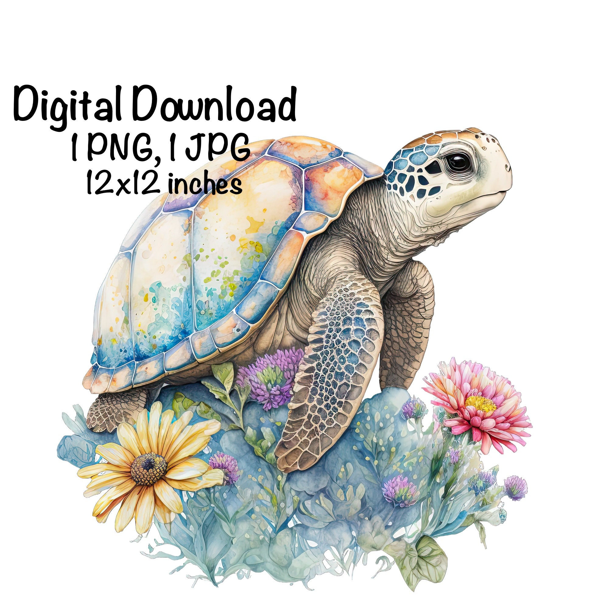 Ocean Flowers Drawings