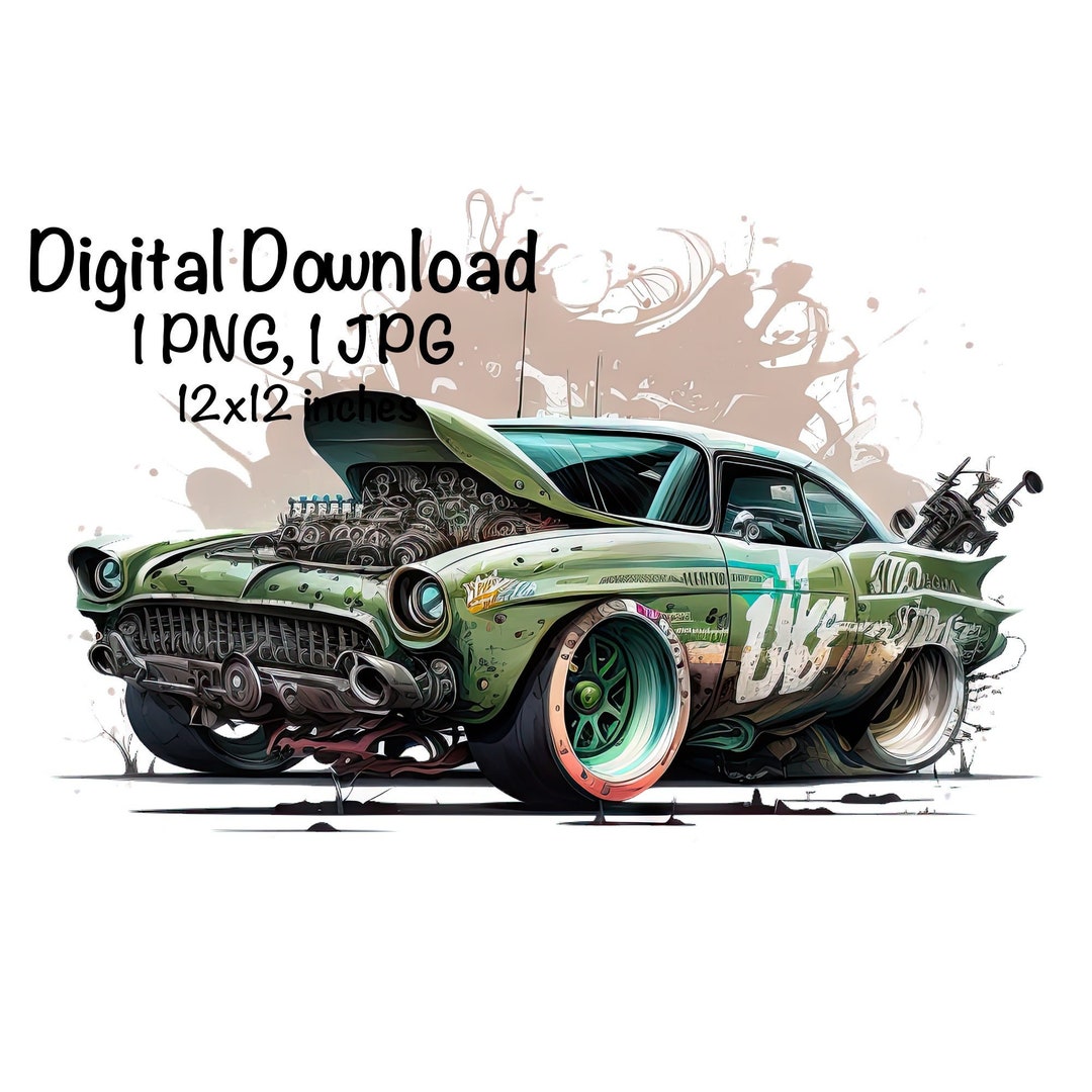 Drag Racing Car Watercolor, Motorsports Drag Race Car PNG Clipart Off ...