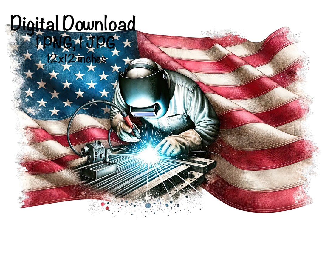 Welder Watercolor Welding Sublimation Iron Worker PNG Welder Welding ...