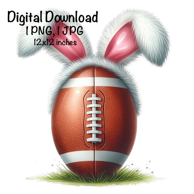 Easter Sports Football Ball PNG, Easter Football Sublimation PNG ...
