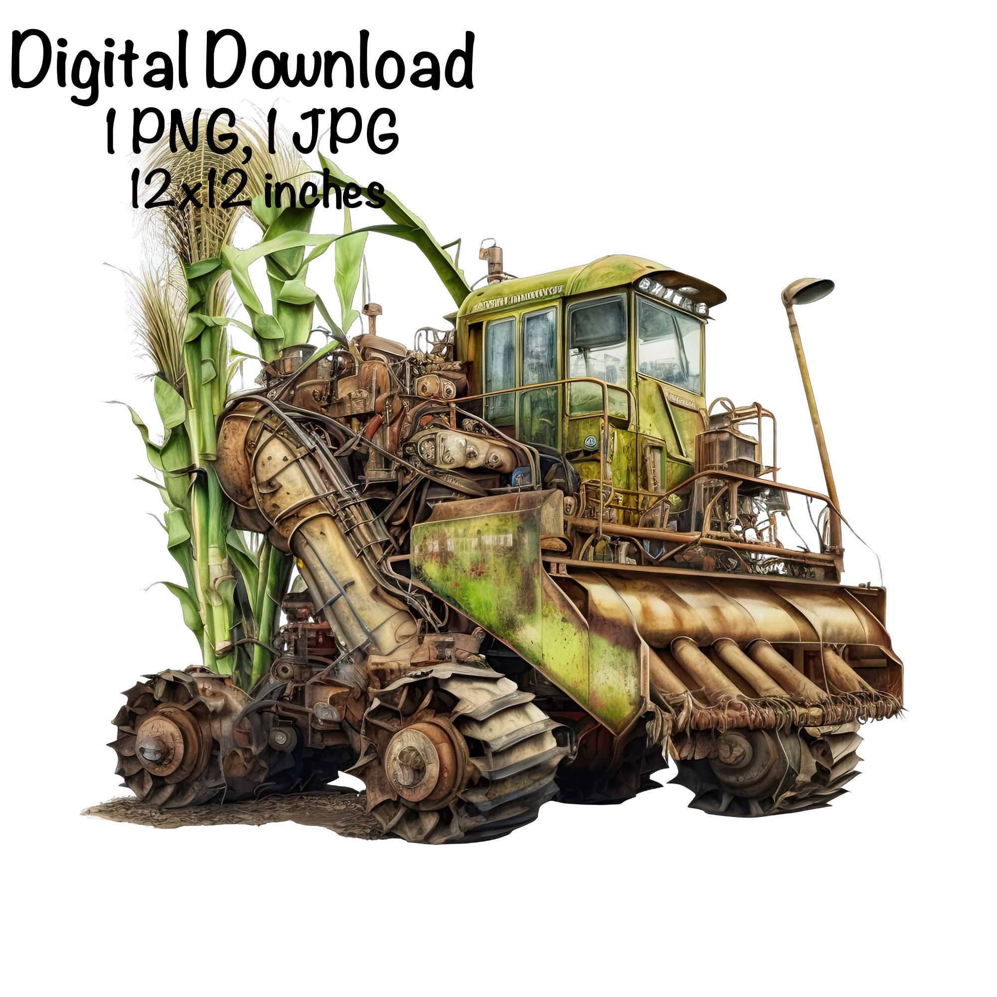 Sugar Cane Farm Clipart