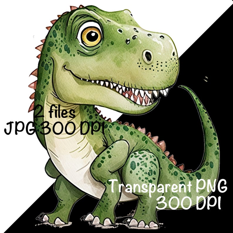 Cute Dinosaur Clipart Dino Prehistoric Animals PNG Dinosaurs - Etsy