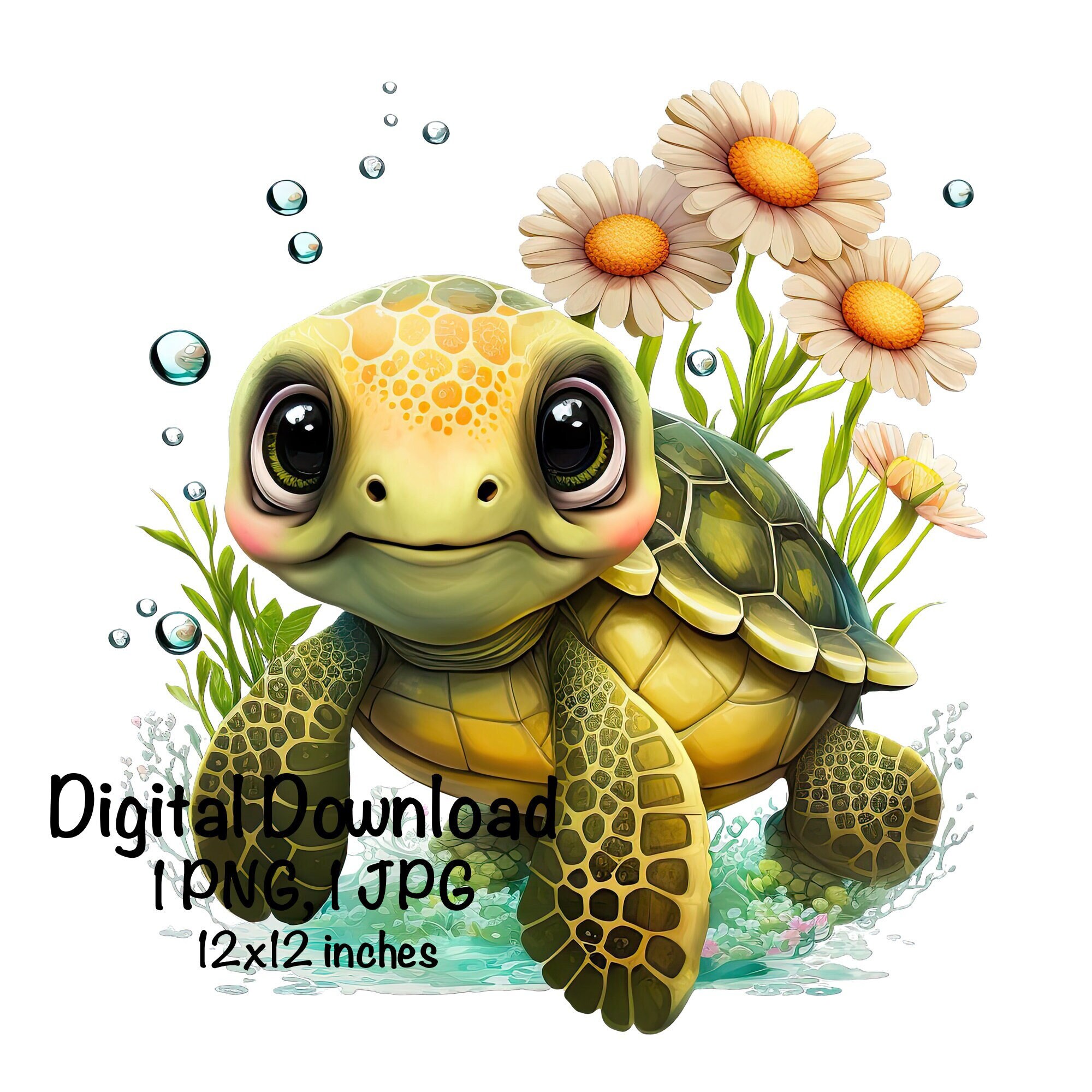 Cute Sea Turtles Clip Art