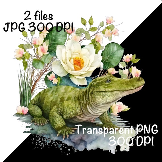 Louisiana Alligator Clip Art