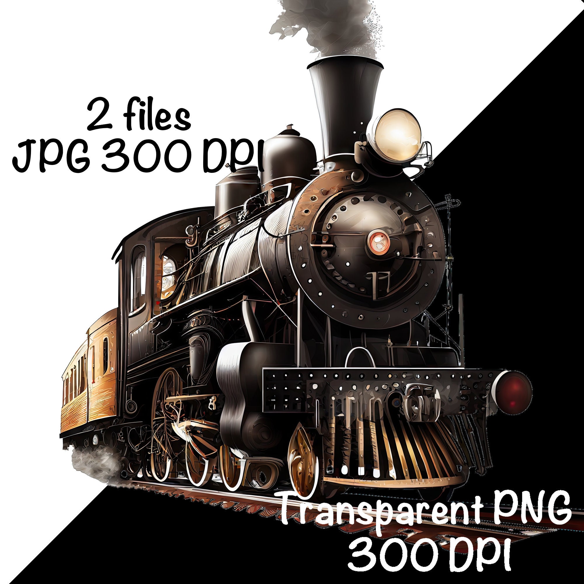 Train Tracks With Train Clipart