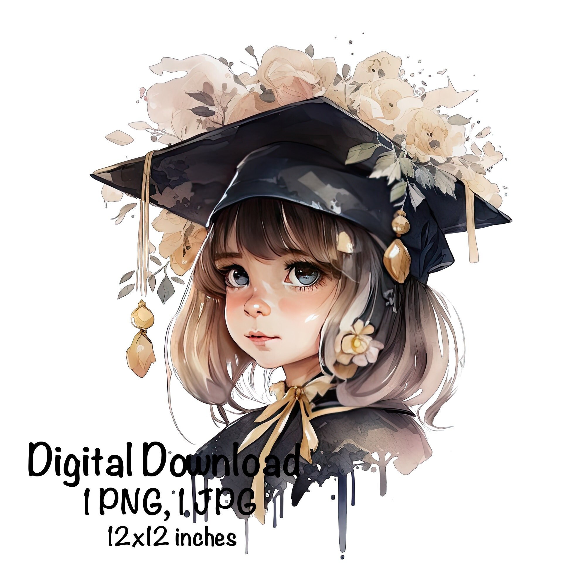 Gold Graduation Graduate Clipart Fashion Girl Grad PNG Graduation ...