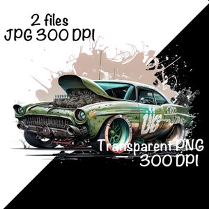 Drag Racing Car Watercolor, Motorsports Drag Race Car PNG Clipart Off ...
